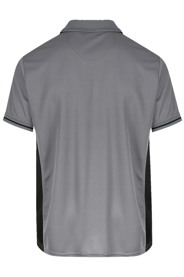 Mens Silverado Polo Shirts Elite Grey/Black – The Distributor Company